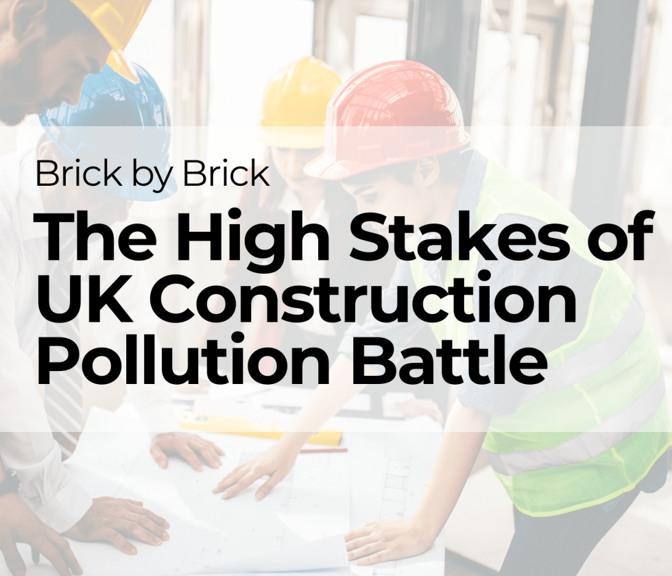5 ways that construction sites can reduce pollution – EMSOL